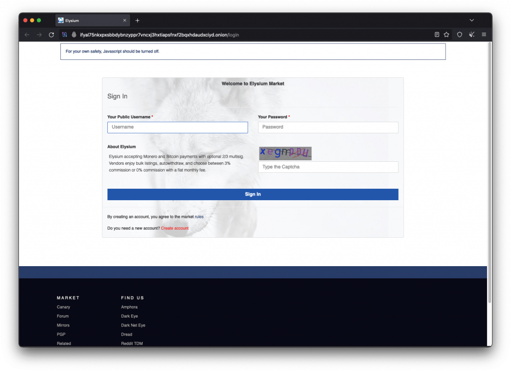 Elysium Market - h25.io