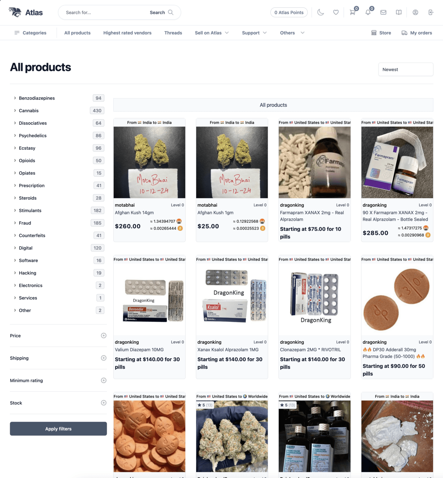 Atlas Market - h25.io